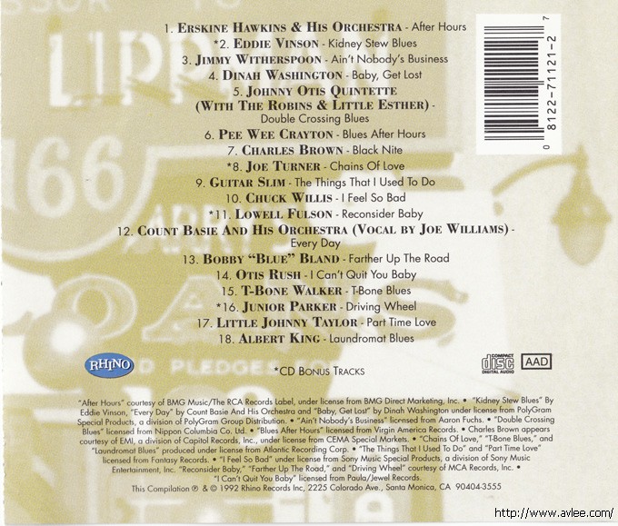 JAZZ CD 0898 Blues Masters 1 jazz-cd-0898-blues-masters-1